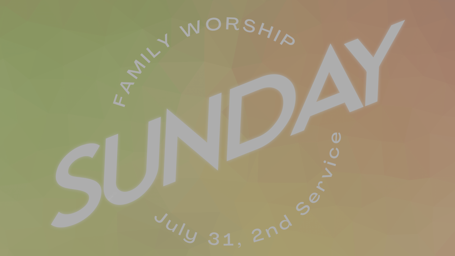 Family Worship Sunday - Grace Bible Church